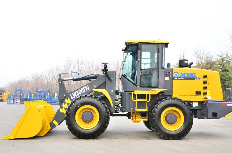 XCMG official manufacturer 3 ton front wheel loader LW300FN pay loader ...