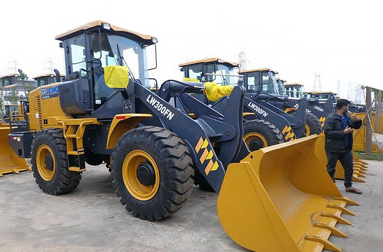 XCMG official manufacturer 3 ton front wheel loader LW300FN pay loader ...