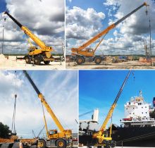 XCMG official 50 ton rough terrain cranes RT50 price, MACHMALL