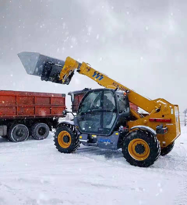 XCMG official 3 ton mini telehandler loader XC6-3507K with attachments ...