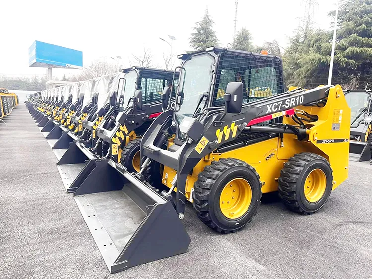XCMG Official Mini Compact Wheel Loader Xc7-Sr10 1.1 Ton Diesel Skid ...