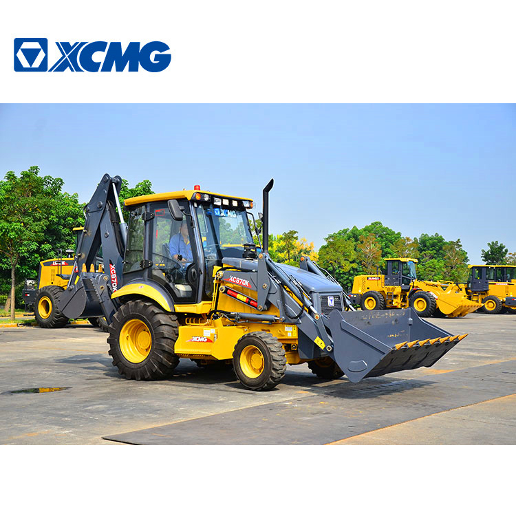 XCMG Official 2 ton mini payloader with backhoe loader XC870K, MACHMALL