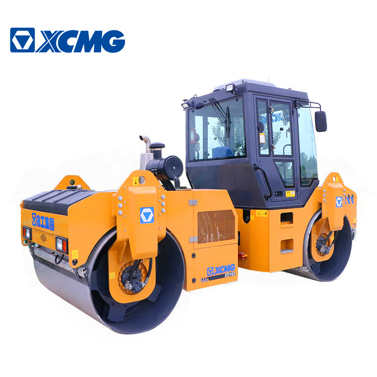 XCMG 10 ton double drum vibratory asphalt road roller XD102 price, MACHMALL