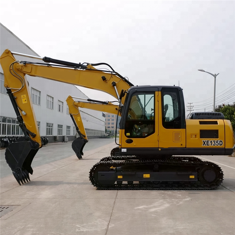 XCMG Officical XE135D 13 Ton Crawler Excavators With Cummins Engine ...