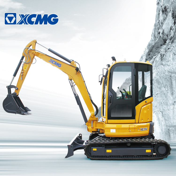 XCMG official XE35U China new 3ton small hydraulic excavator for sale ...