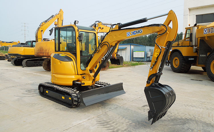XCMG 3.5ton mini excavator XE35U china brand new hydraulic crawler ...
