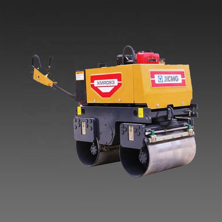 XCMG mini light road roller XMR083 China 1 ton small double drum road ...