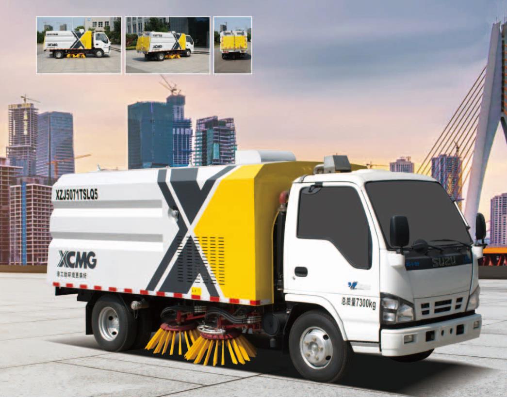 XCMG Official 10-20 Cbm Sprinkler sweeper Truck for sale, MACHMALL