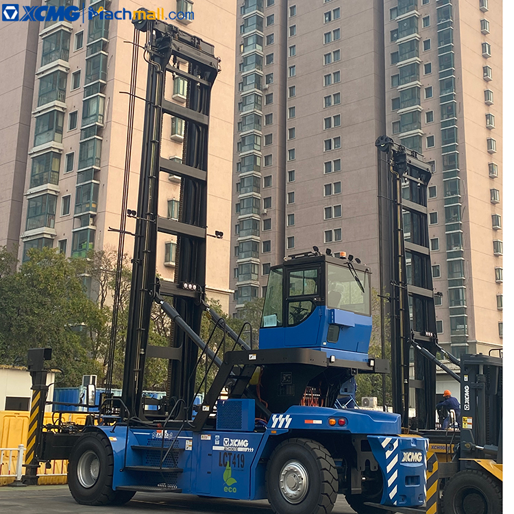 XCMG electric container handler XCH907E 9 ton 18m for port price, MACHMALL