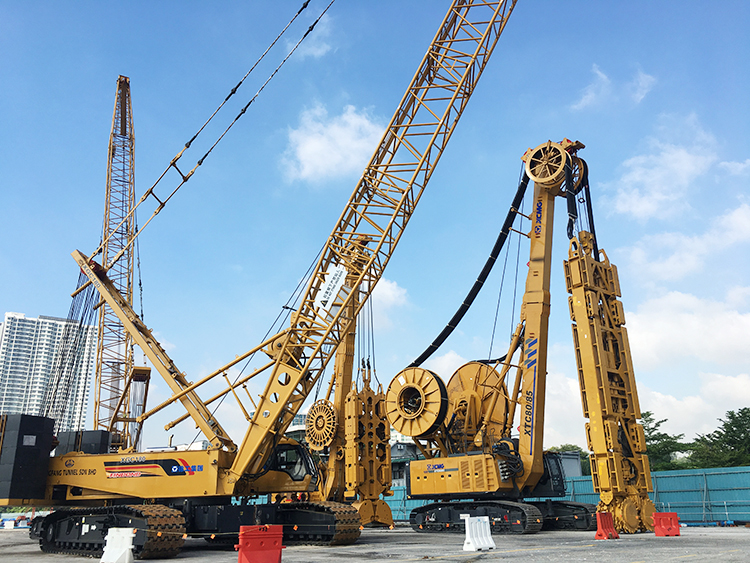 XCMG Official XTC80/60M Diaphragm Wall Grab Underground Trench Cutter ...