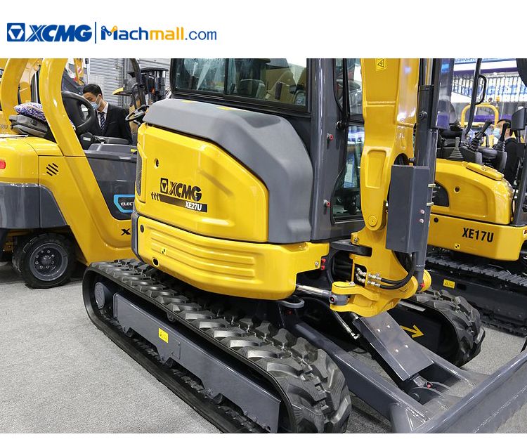 XCMG 2 ton excavator mini digger XE27U price, MACHMALL