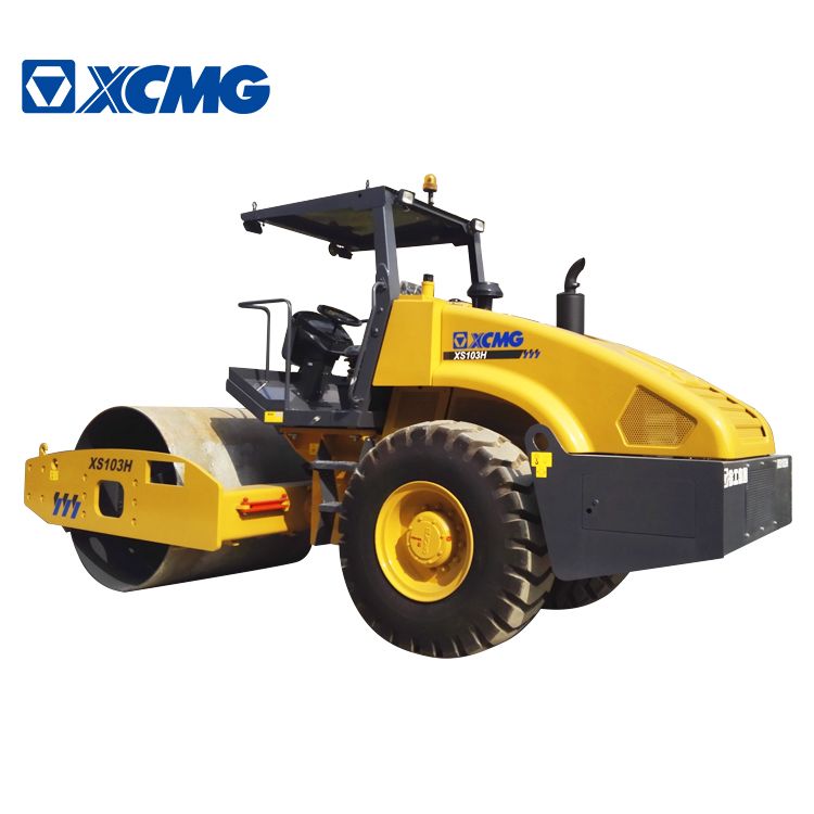 XCMG 10 ton vibratory road roller XS103H earth compactor machine road ...