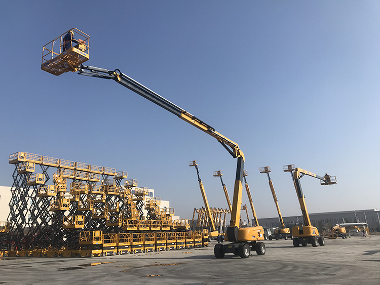 XCMG 15m articulated boom lift GTBZ14JD electric work platform price ...