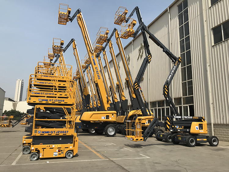 XCMG 15m articulated boom lift GTBZ14JD electric work platform price ...