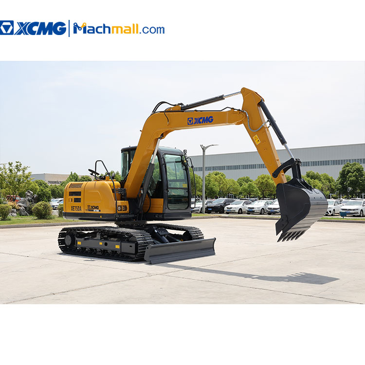 XCMG official XE75DA mini excavator 7.5 ton excavator, MACHMALL