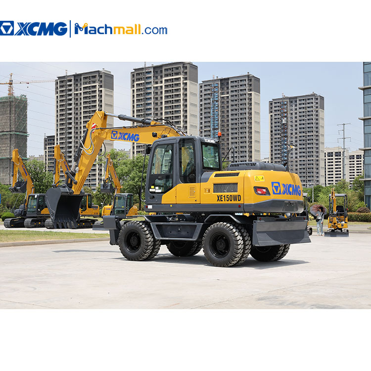 XCMG official XE150WB chinese wheel excavator 15 ton excavator for sale ...