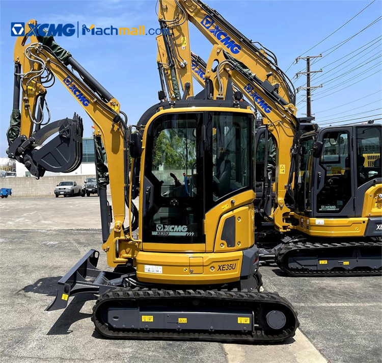 XCMG 3 ton small farm excavator XE35E / XE35U price, MACHMALL