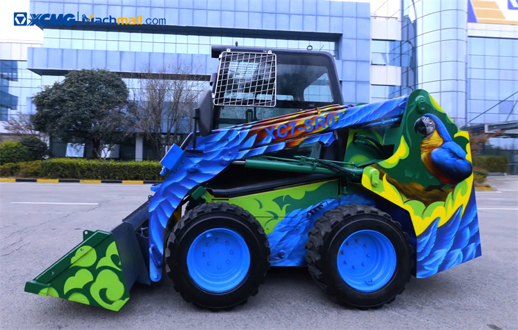 XCMG Skid Steer Loader with Customized Chinese style Paint price, MACHMALL