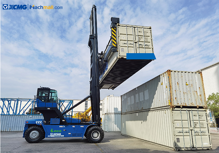 XCMG electric container handler XCH907E 9 ton 18m for port price, MACHMALL