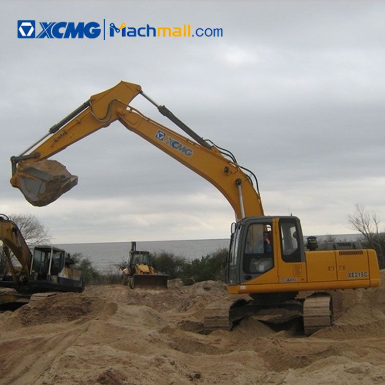 XCMG used 20 ton XE215C XCMG Crawler Excavator, MACHMALL