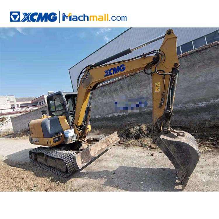 XCMG High quality used 6 ton small hydraulic crawler excavator XE60D ...