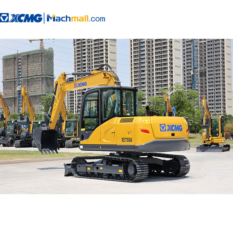 XCMG official XE75DA mini excavator 7.5 ton excavator, MACHMALL