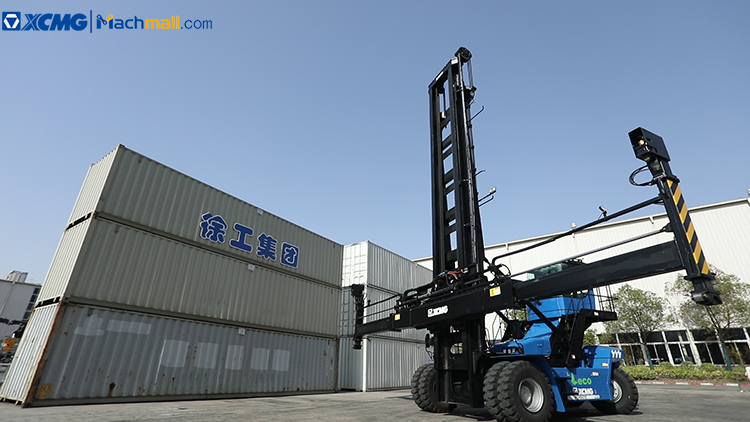 XCMG electric container handler XCH907E 9 ton 18m for port price, MACHMALL