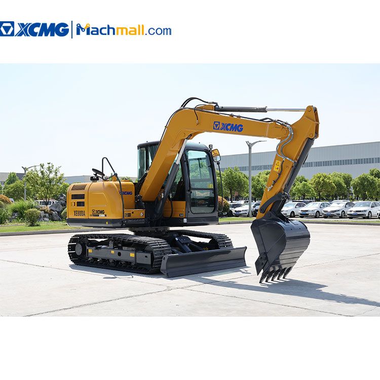 XCMG official excavator 8T Hydraulic Crawler Excavator XE80DA with good ...