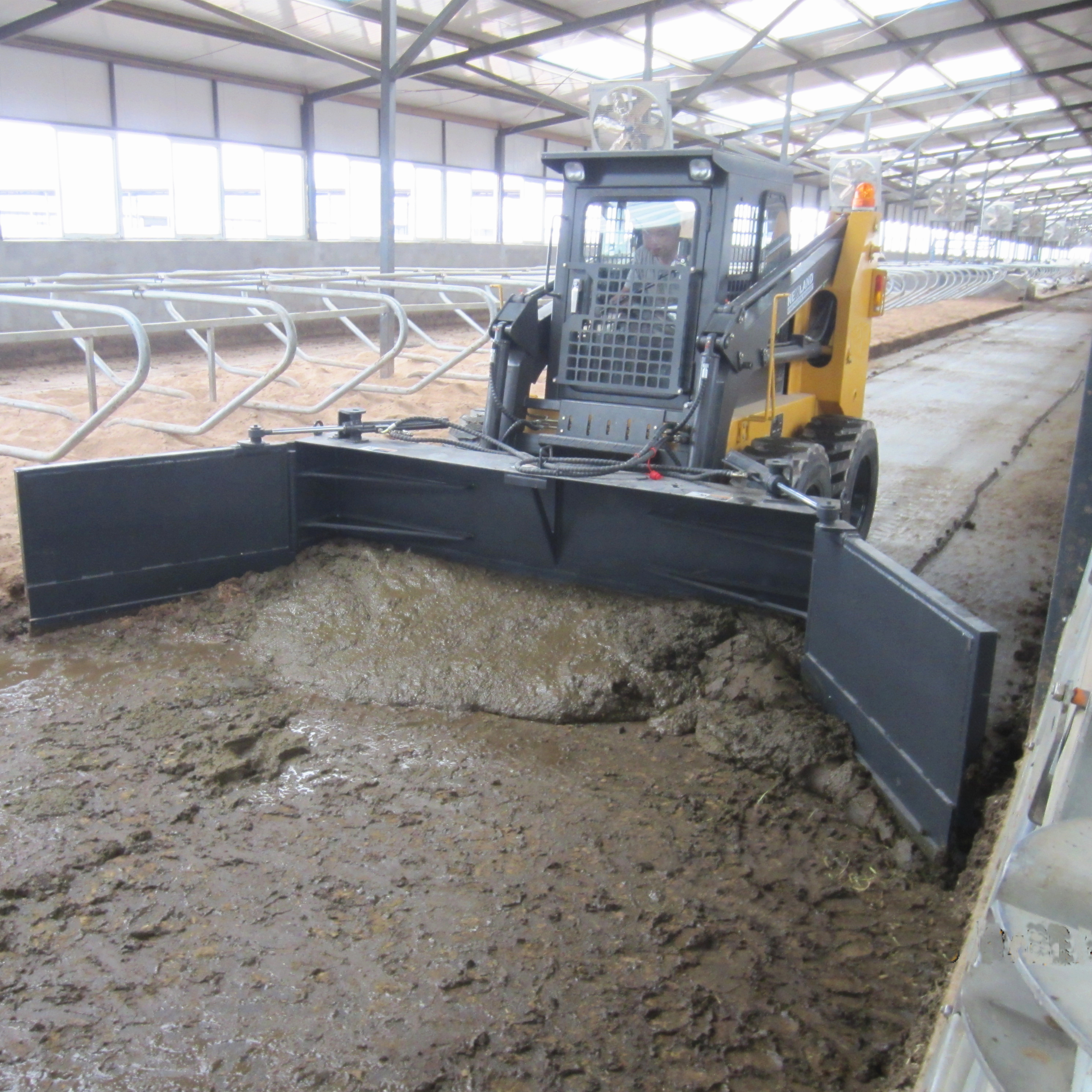 XCMG official 0516 Series skid steer attachments manure pusher snow ...