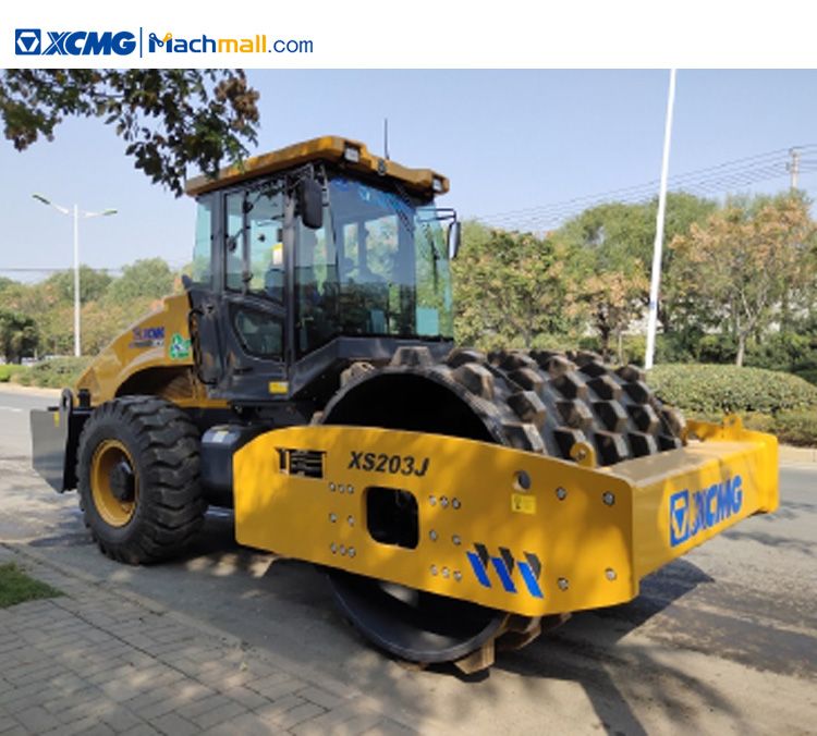 XCMG official 20 ton new road roller XS203J price, MACHMALL