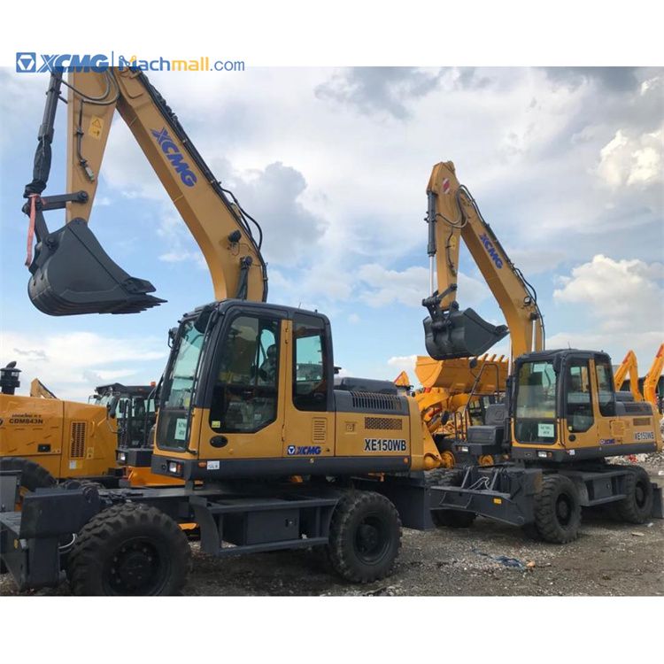 Wheeled Excavators | XCMG XE150WB 14 ton Excavator with Cummins Engine ...