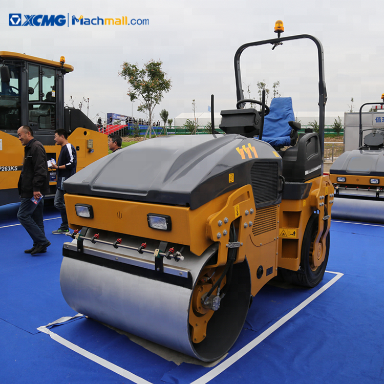 XCMG 4 ton light vibratory road roller XMR403VT price, MACHMALL