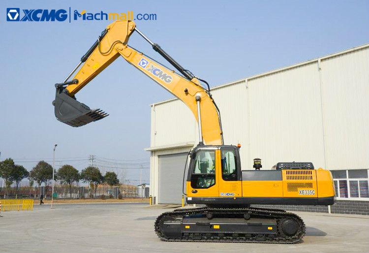 XCMG 30 ton crawler excavator machine with excavator attachments XE335C ...