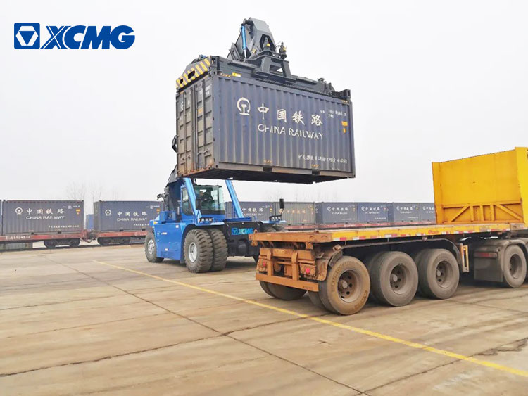 XCMG XCS4535E 45 ton electric reach stacker for container loading price ...