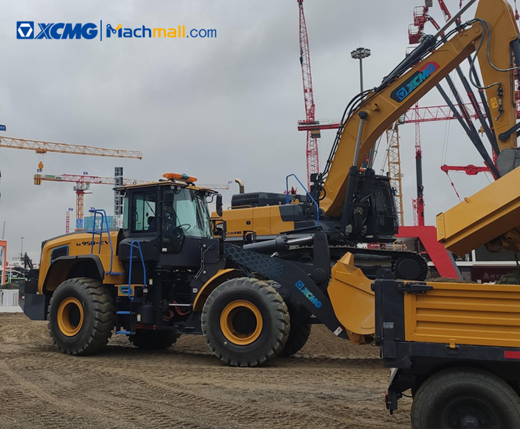 XCMG electric wheel loader 5 ton XC958-EV price, MACHMALL