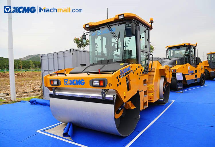 XCMG official 12 ton double wheel roller XD123 price, MACHMALL
