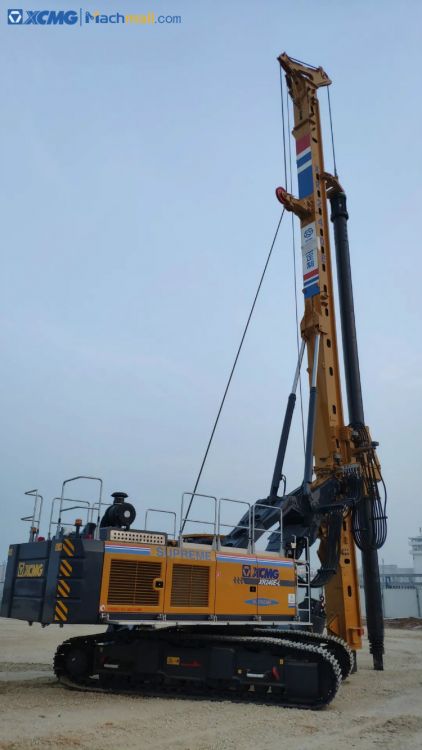 XCMG 240kn 70m Hydraulic Dual Rotary Drilling Rig Bored Pile Machine ...