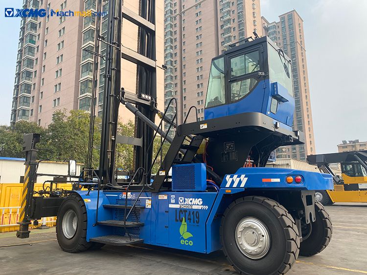XCMG electric container handler XCH907E 9 ton 18m for port price, MACHMALL