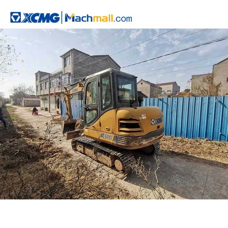 XCMG High quality used 6 ton small hydraulic crawler excavator XE60D ...