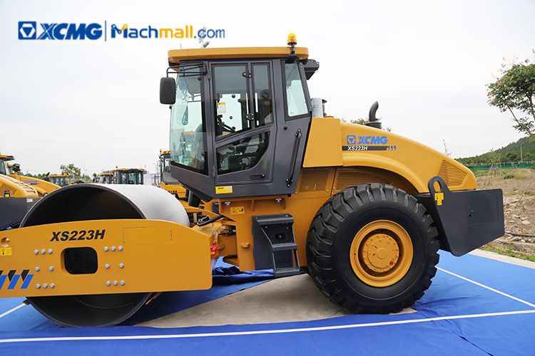 XCMG 22 ton single drum road compactor XS223H price, MACHMALL