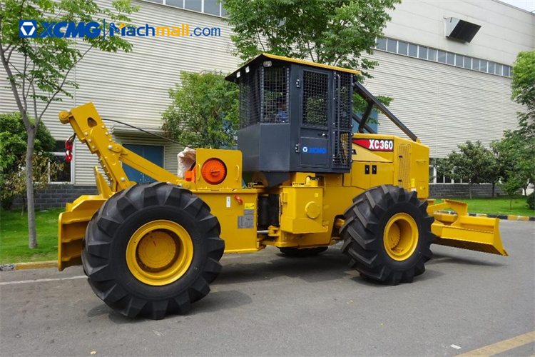 XCMG 240hp Forest Log Skidder Machine XC360 price, MACHMALL