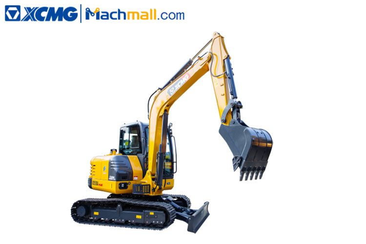 China 5 ton excavator XCMG XE55DA PLUS small hydraulic excavator for ...