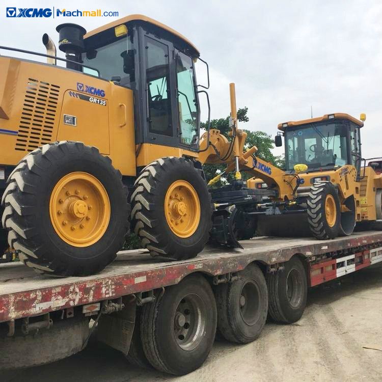 XCMG motor grader GR135 135hp new small motorgrader with ripper price ...