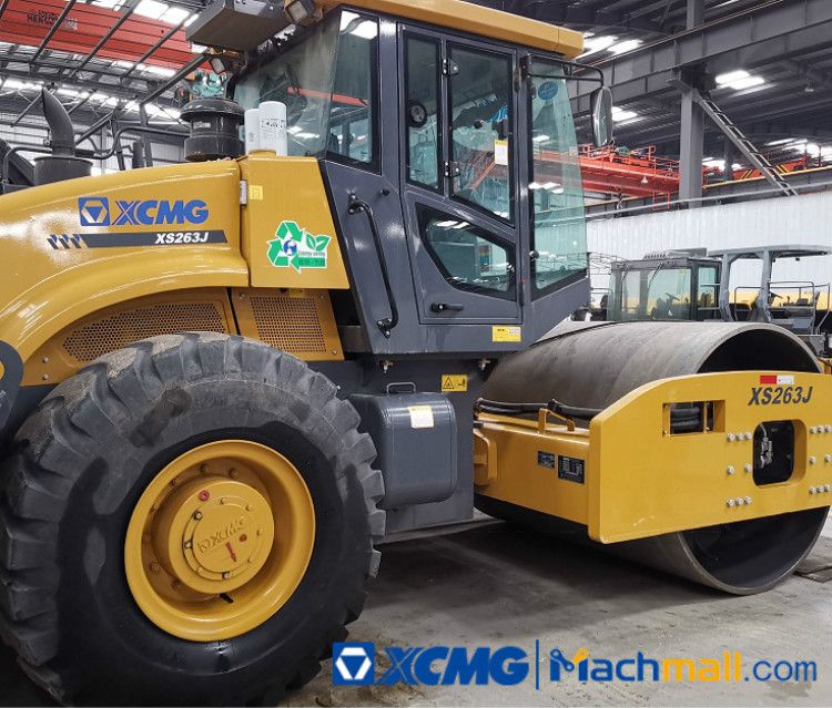 XCMG Used 26 ton Single Drum Vibratory Road Roller XS263J For Sale ...