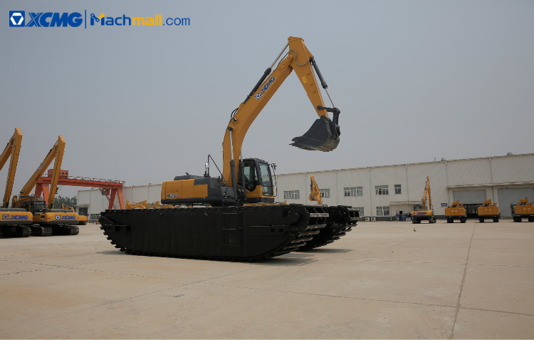 XCMG manufacturer XE215S 20 ton floating excavator for sale, MACHMALL