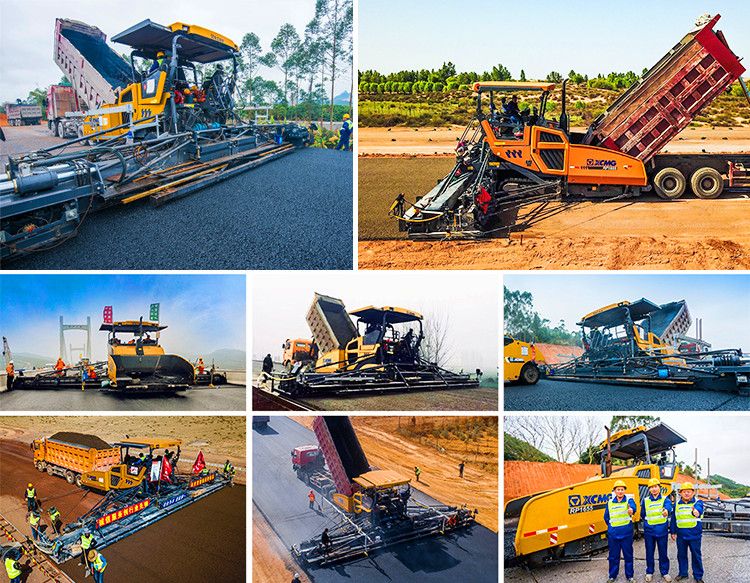 XCMG 6m pavers RP605L world’s first gas-electric hybrid road paver ...