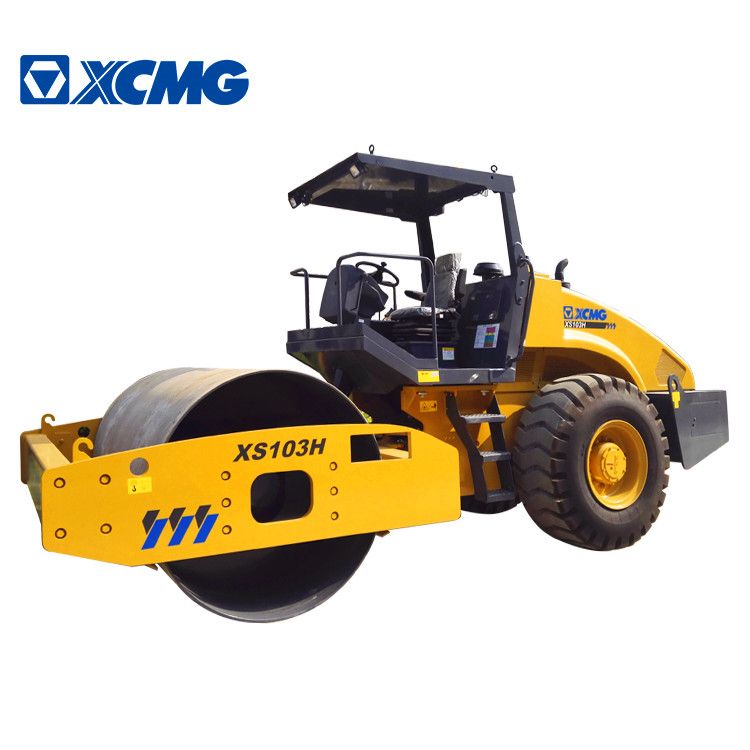 XCMG Official 10 Ton Small Road Rollers XS103H Single Drum Vibratory ...