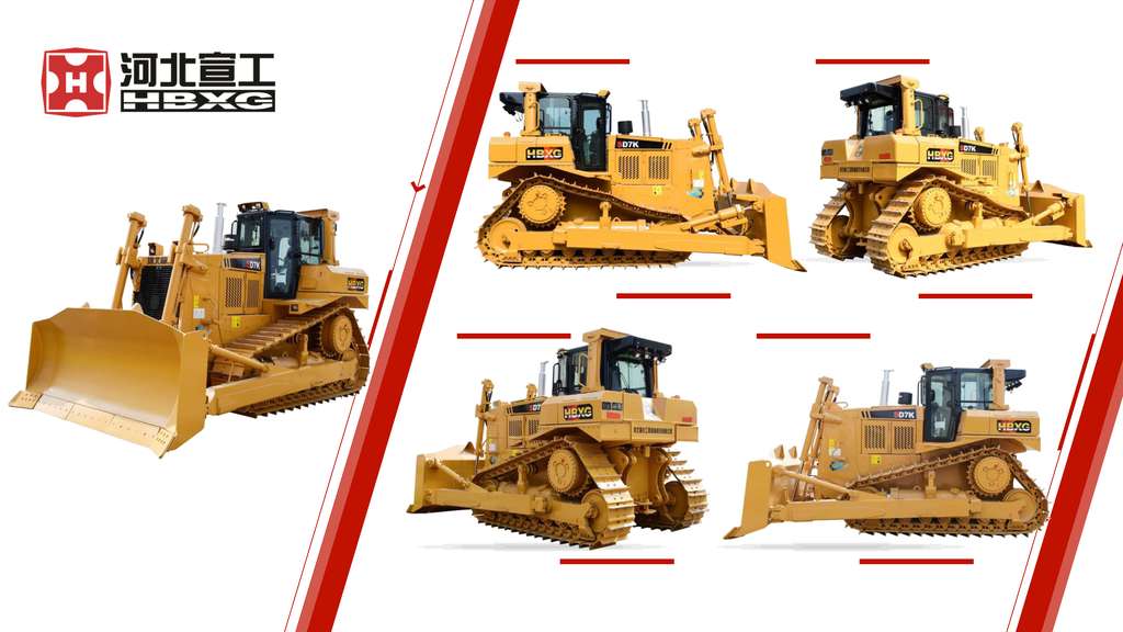 HBXG SD7K hydrostatic elevated sprocket bulldozer, MACHMALL