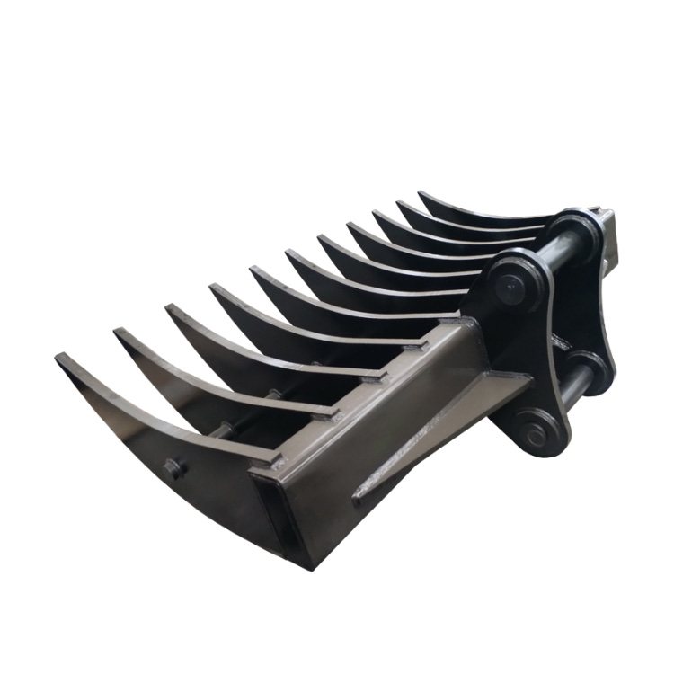 SHENFU Excavator Rake Attachment Stick Rake Root Rake For Mini ...
