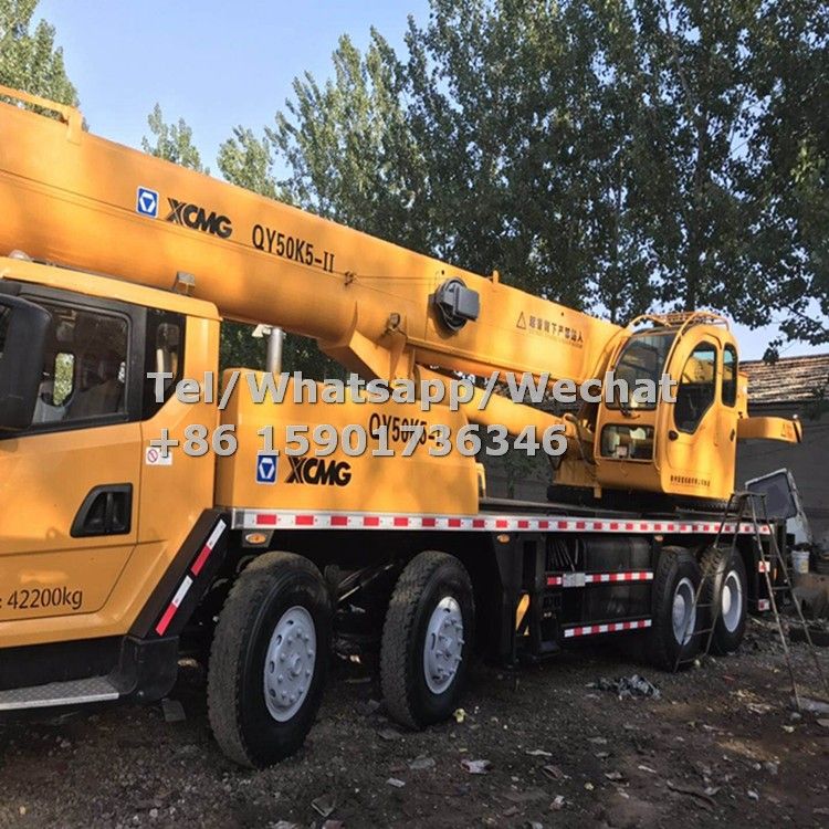Used XCMG Heavy Lift QY50K-II 50 ton Truck Crane, MACHMALL